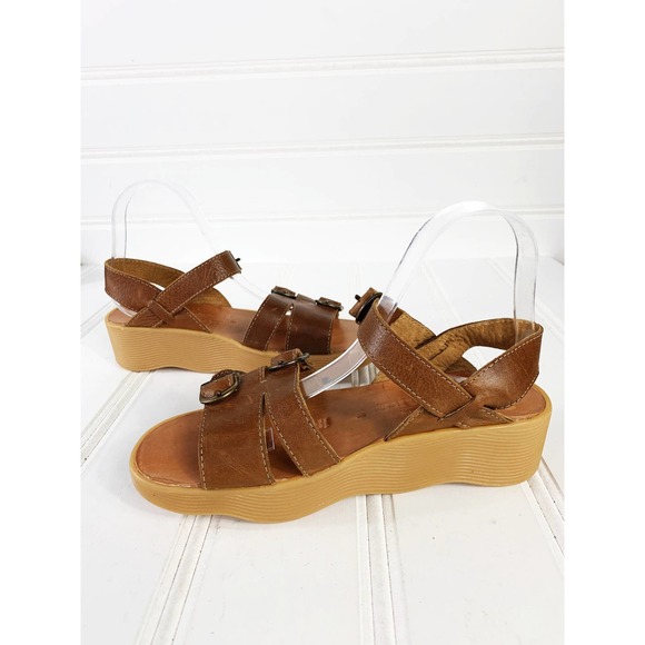 Famolare | Shoes | Famolare 8 Honey Bunny Wedge Sandals Hi Up Strappy ...